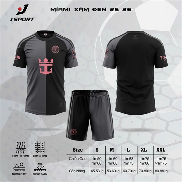 Miami đen xám 2025