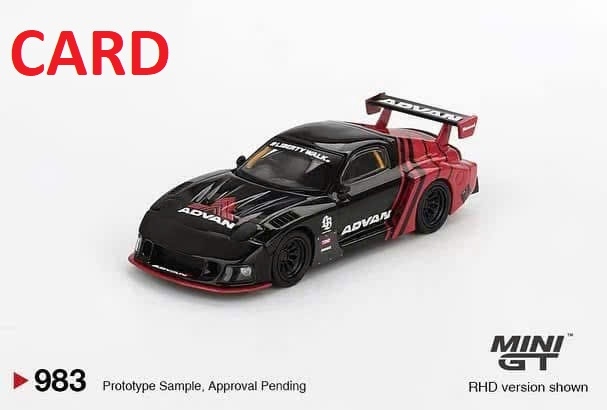 (Pre-od /2025 NET ) Mini GT Box Version MGT00983 Mazda RX-7 LB-Super ...