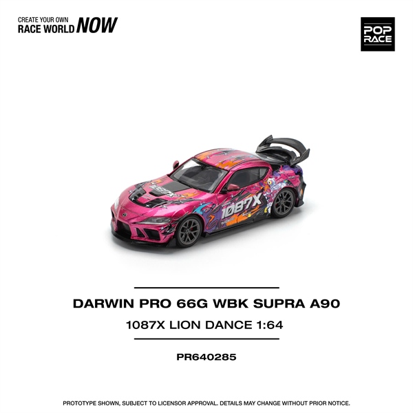 ( Pre Order .../2025) Pop Race PR640285 DARWIN PRO 66G WBK SUPRA (A90 ...