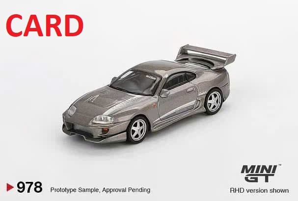 (Pre-od /2025 NET ) Mini GT Card Version MGT00978 Toyota Supra VeilSide ...