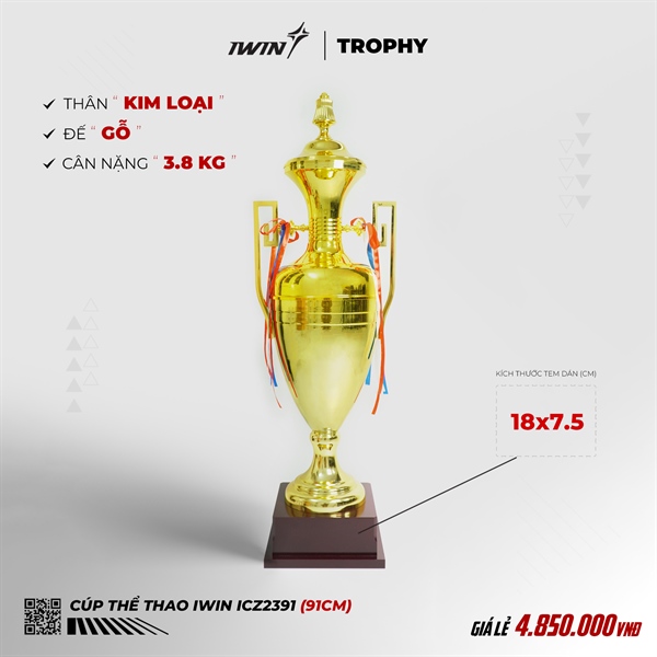 Cúp iWin ICZ2391