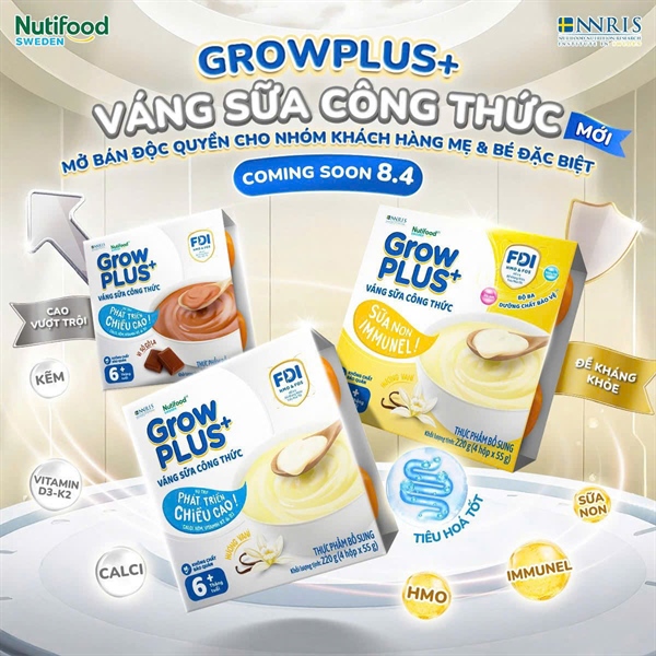 Váng sữa Grow Plus+ 6M+