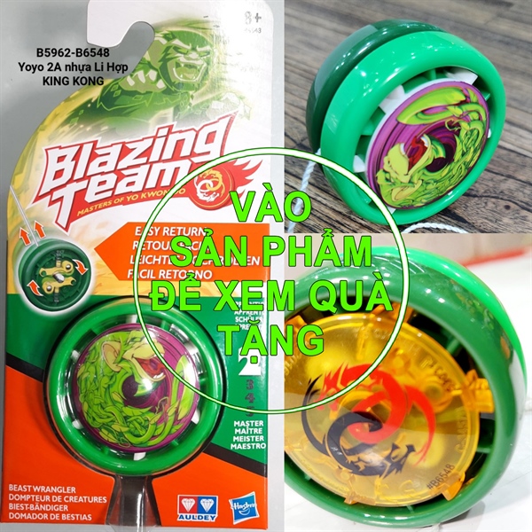 B5962-B6548 AULDEY HASBRO BẢN QUỐC TẾ, YOYO 2A NHỰA KING KONG