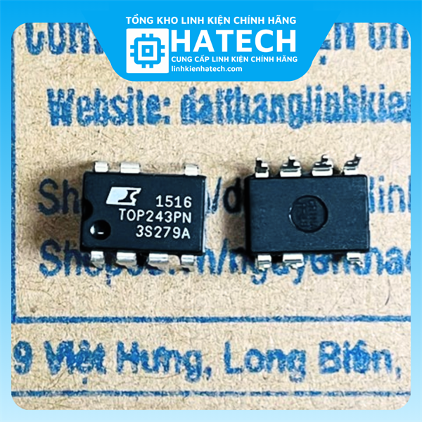 Linh kiện TOP243PN TOP243 DIP-7 Mới Chính Hãng Power Intergration 100%