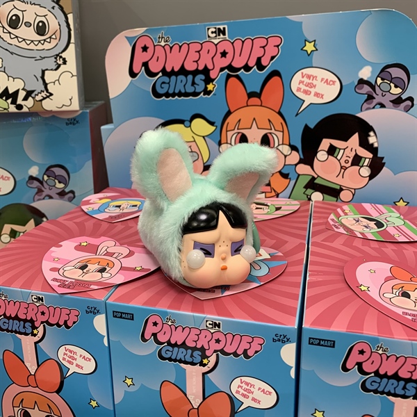 Pop Mart Crybaby × Powerpuff Girls Series - Vinyl Face Plush Blind Box ...