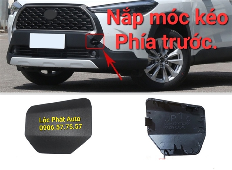 Ốp móc kéo xe CROSS