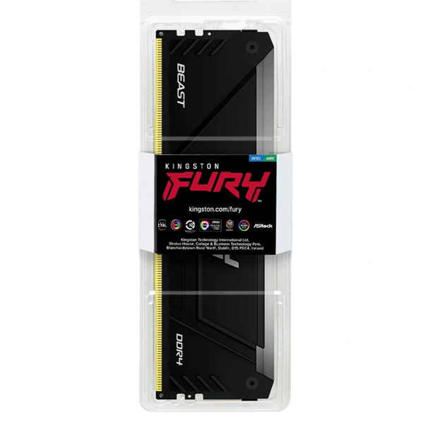 Ram PC Kingston Fury Beast RGB 16GB 3200MHz DDR4