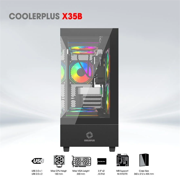 Vỏ Case Coolerplus CPC - X35B