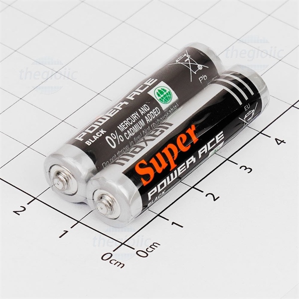 Pin đũa AAA Maxell Carbon R03/2p 1.5V - phân phối tại Vpp Tuyết Sơn