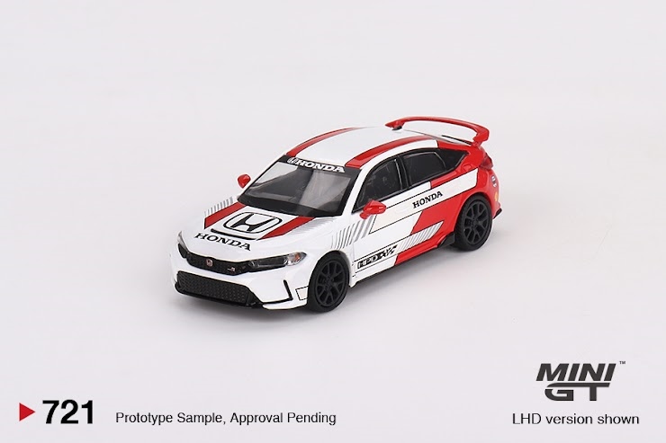 (Pre Order 5-6/2024) MiniGT Card Version #721 Honda Civic Type R #2 ...