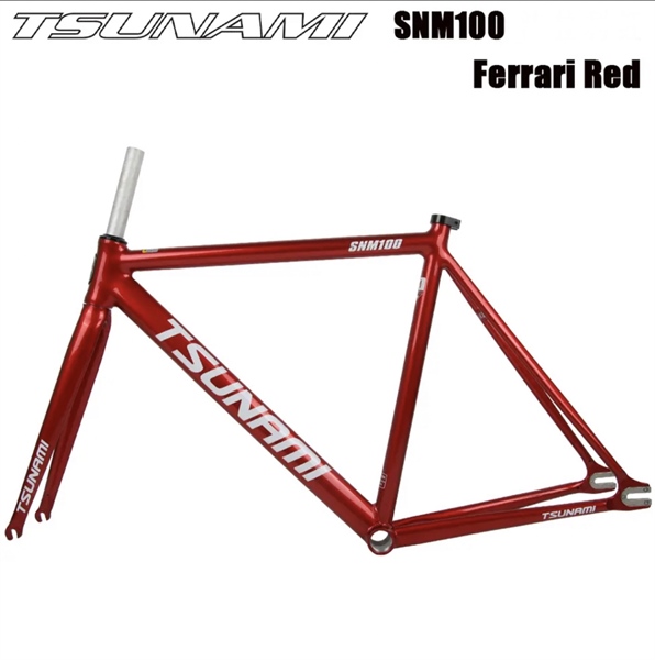 Khung xe đạp Fixgear TSUNAMI SNM100 nhôm chính hãng